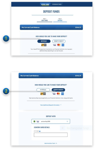 Deposit Tutorial