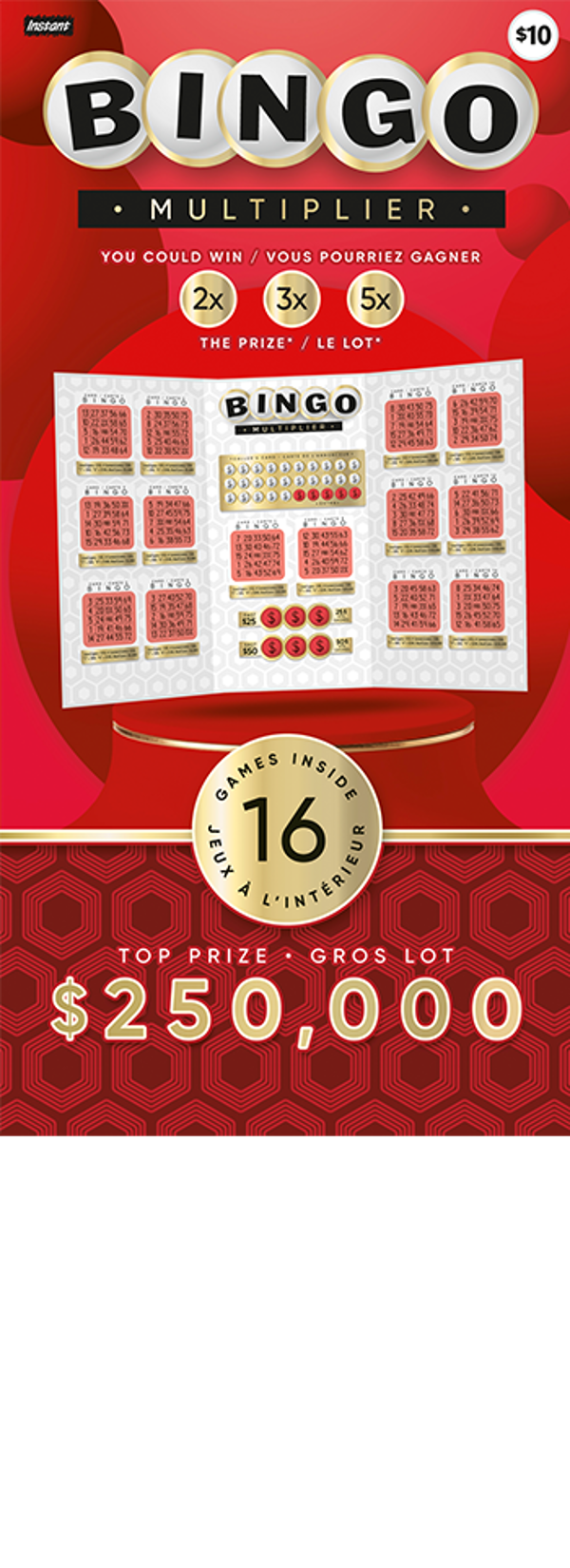 Play BINGO MULTIPLIER® In-Store | OLG | Ontario | Scratch Ticket