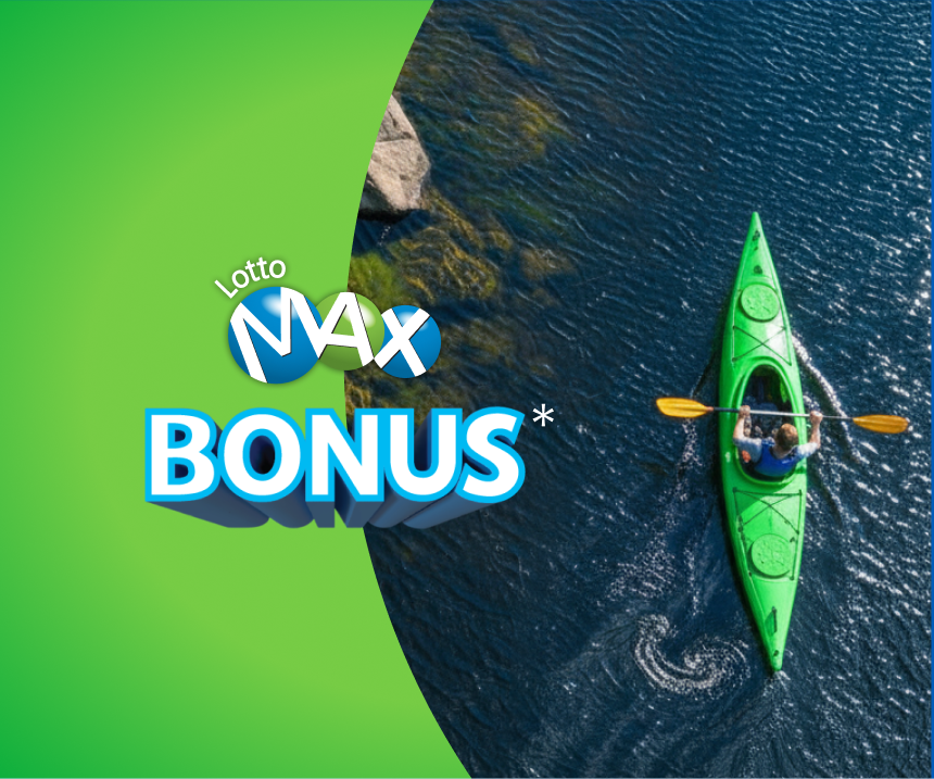 Buy a LOTTO MAX ticket, Get 1 on us*!